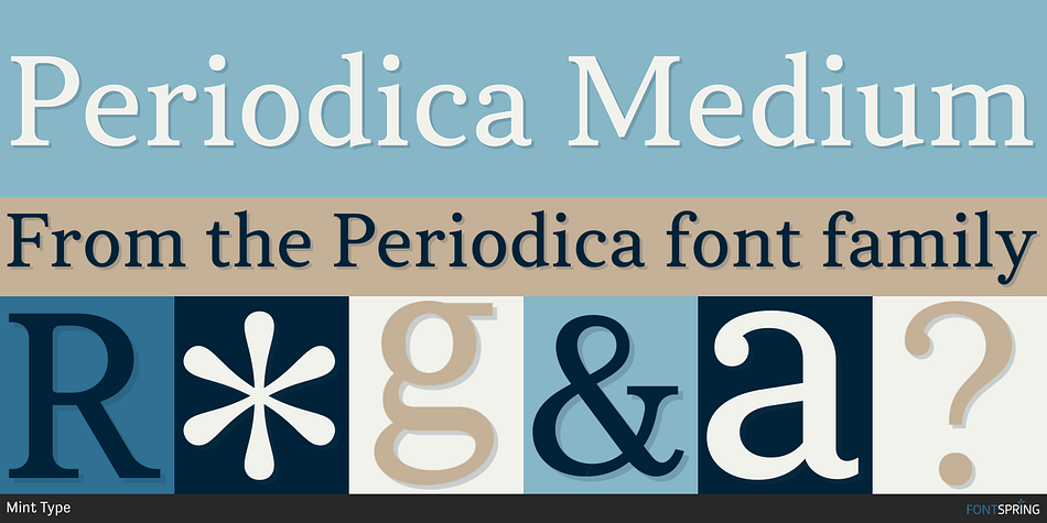 Periodica Medium Font