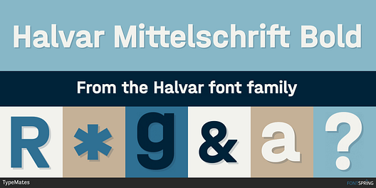 Fonts similar to Halvar
