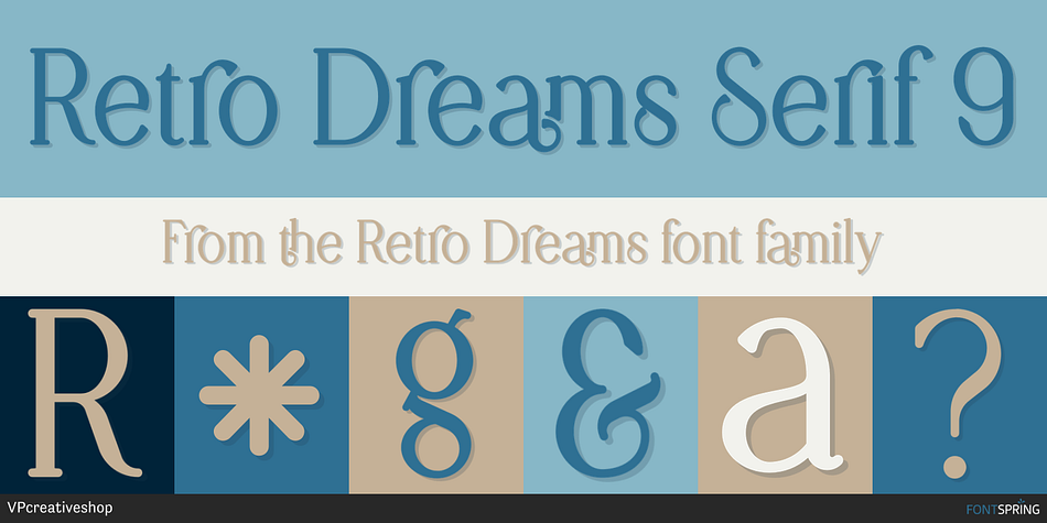 Retro Dreams Serif 9 Font