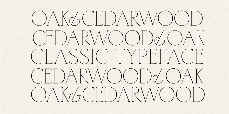 Cedarwood Font