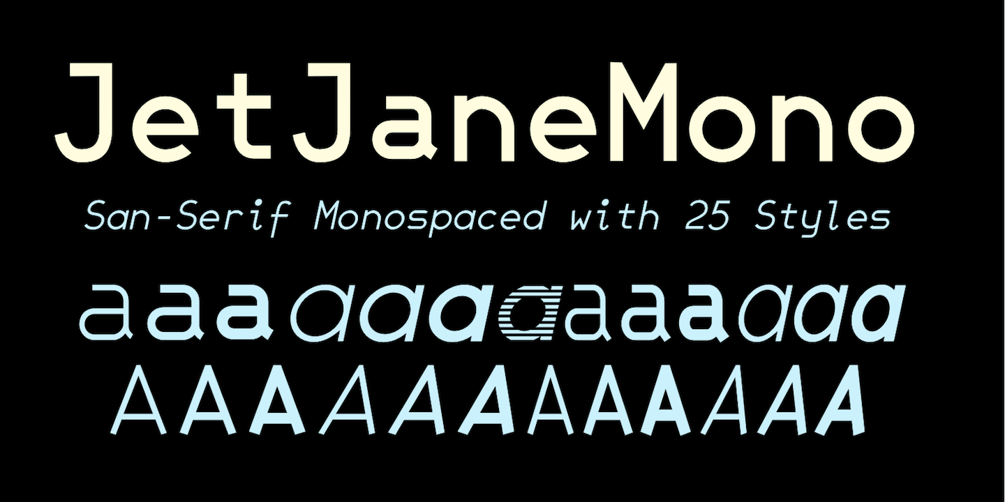 JetJaneMono Font