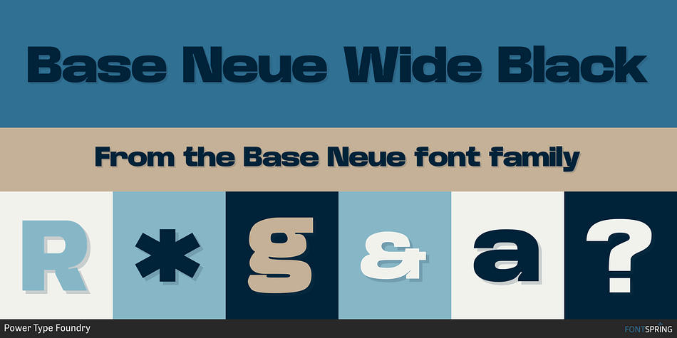 Base Neue Wide Black Font