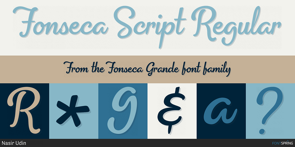 Fonseca Script Regular Font