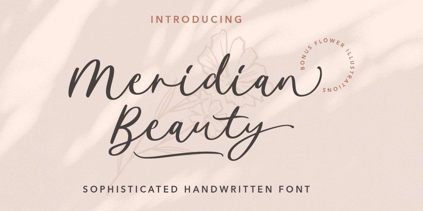 Meridian Beauty Font