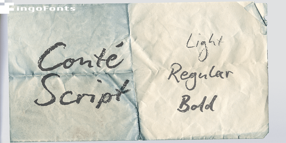 Conté Script Plus Font