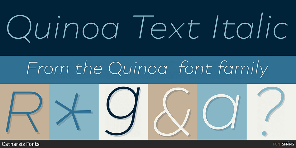 Quinoa Regular + Bold Font