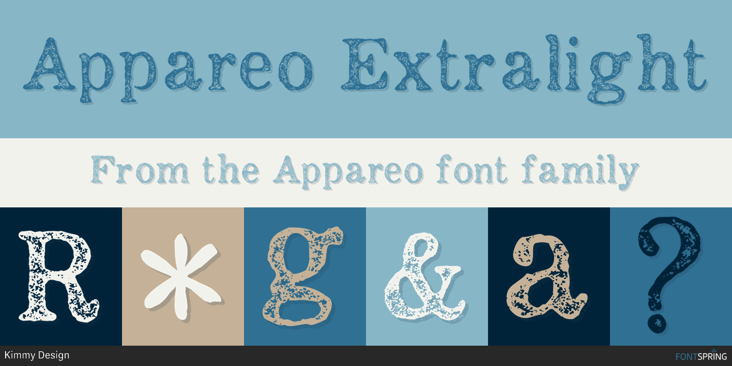 Fonts similar to Appareo