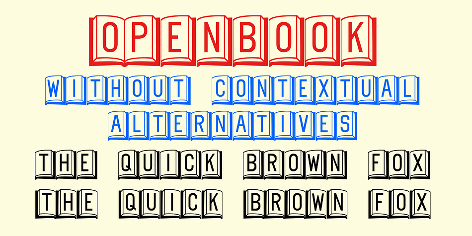 OpenBook Font | Fontspring