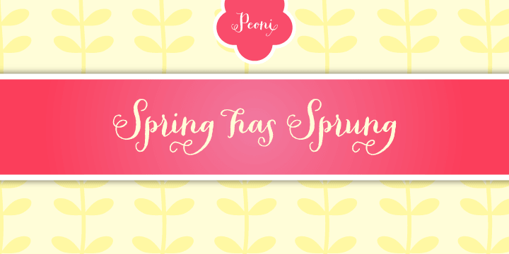 Peoni Font
