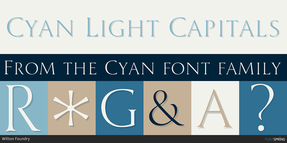 Cyan Font