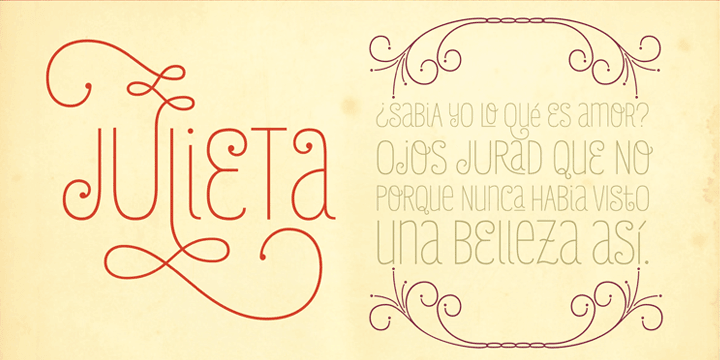 Julieta Essential Font | Fontspring