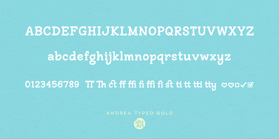 Andrea Typed Font