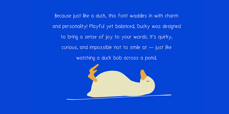 Ducky Font