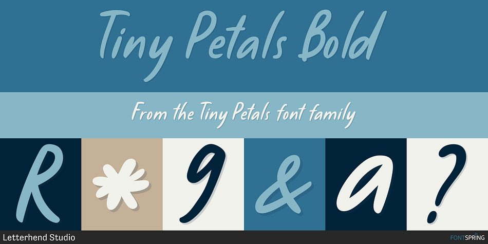 Tiny Petals Bold Font