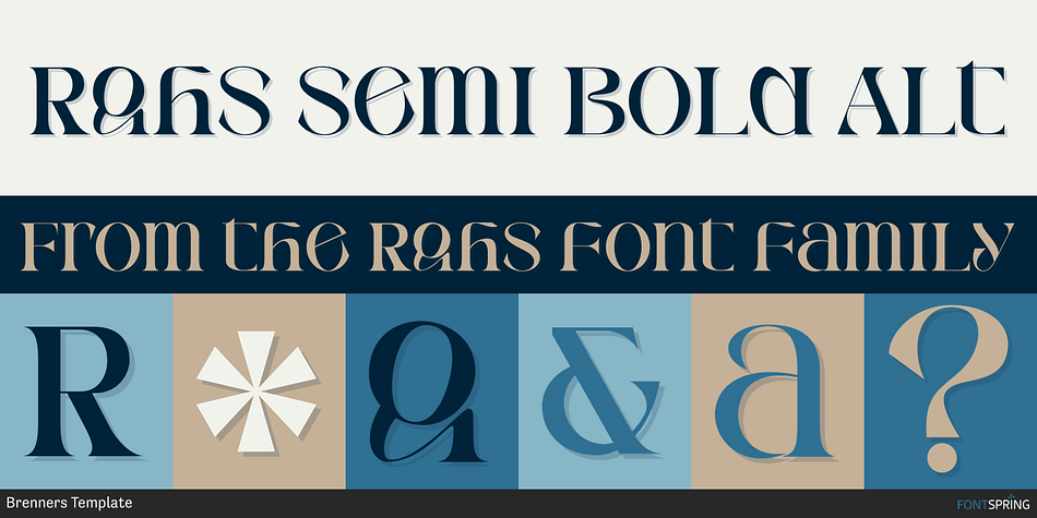 Rghs Semi Bold Alt Font