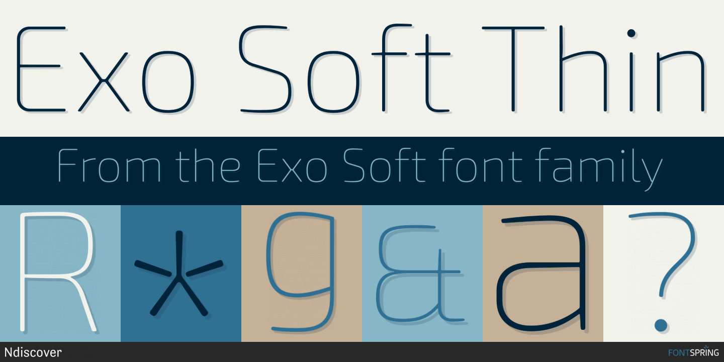 Fonts similar to Exo Soft
