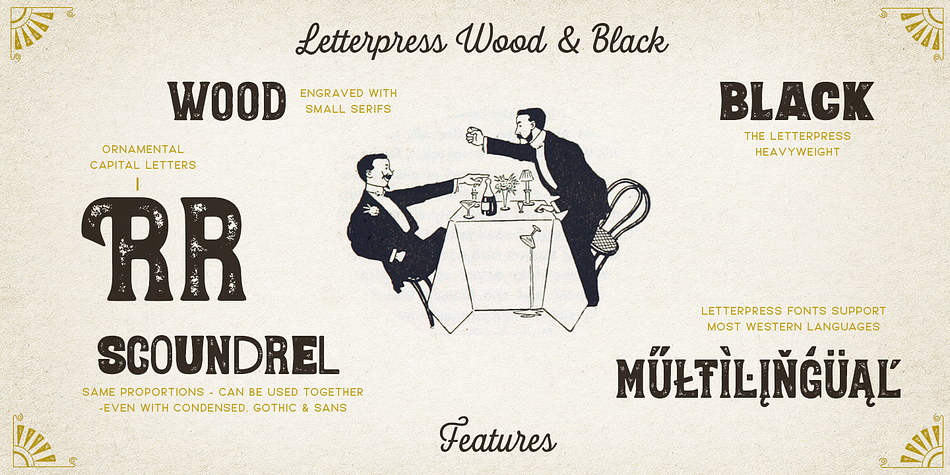 Letterpress Studio Font