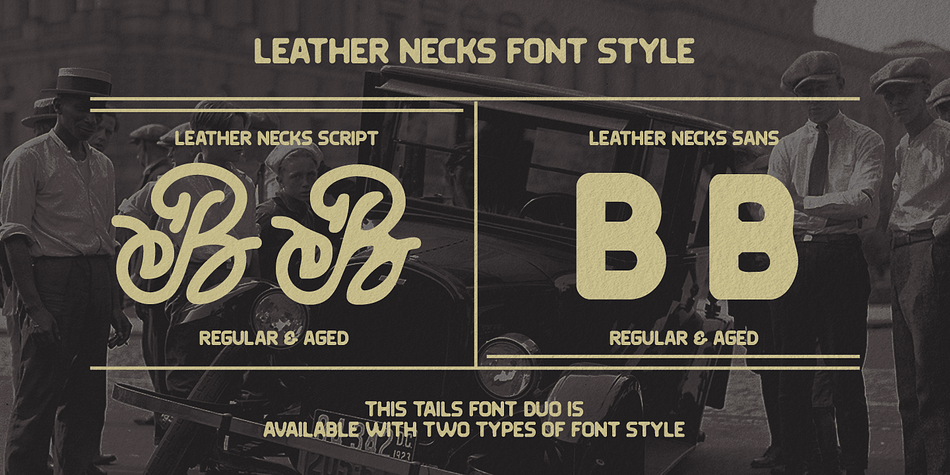 Leather Necks Font
