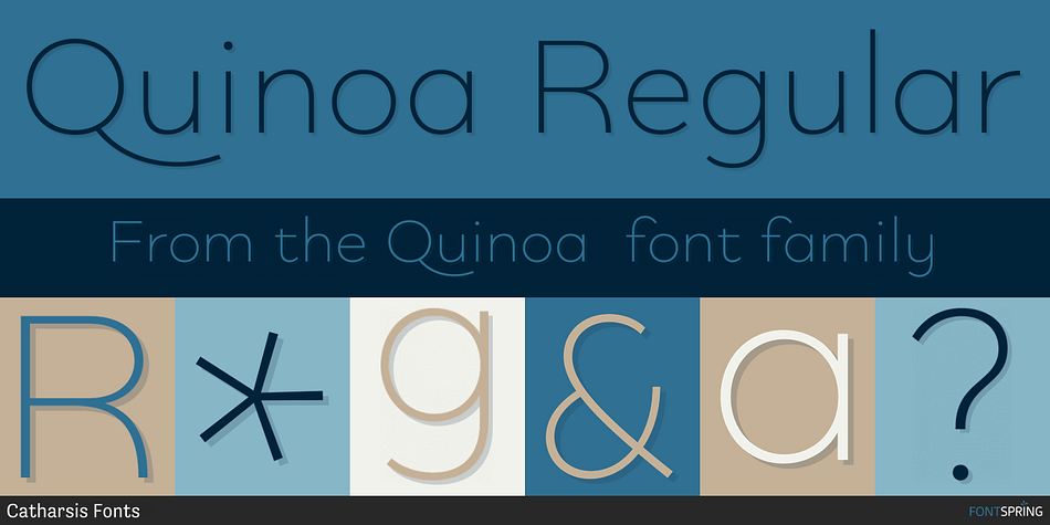 Quinoa Regular + Bold Font