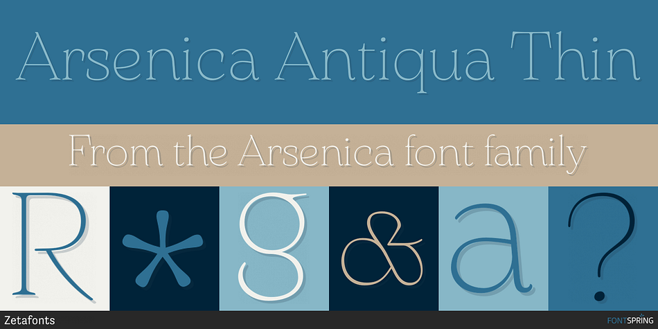 Arsenica Antiqua Pack Font