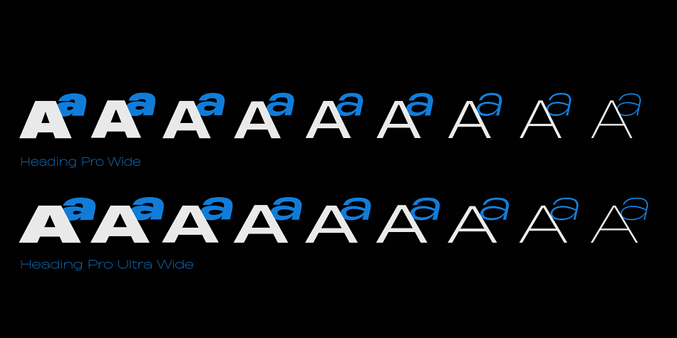 Heading Pro Extended Font