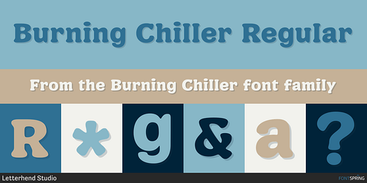 Fonts similar to Burning Chiller