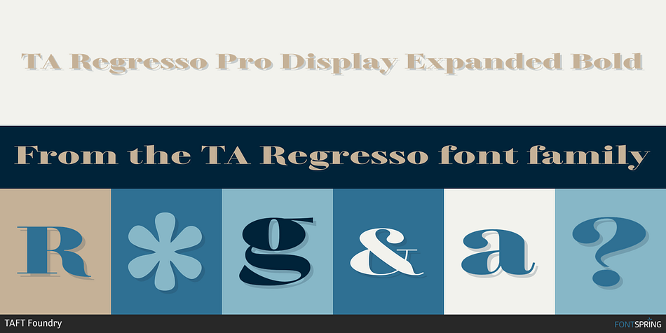 TA Regresso Pro Display Expanded Bold Font