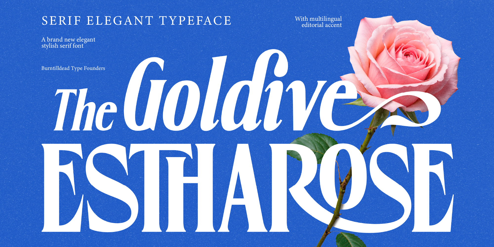 Goldive Estharose Font