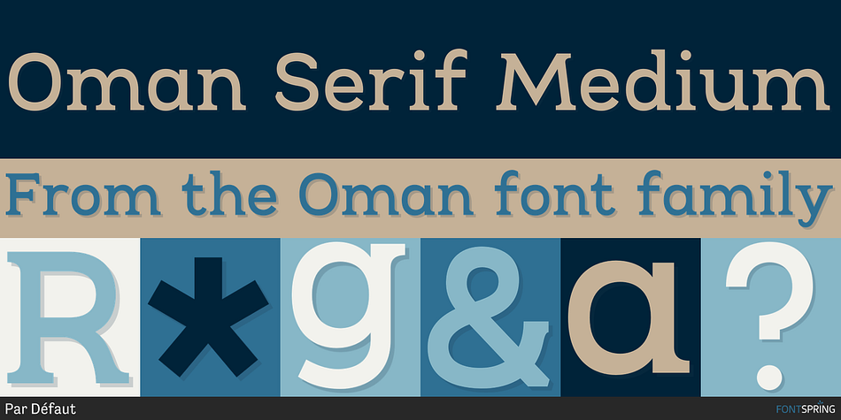 Oman Serif Medium Font