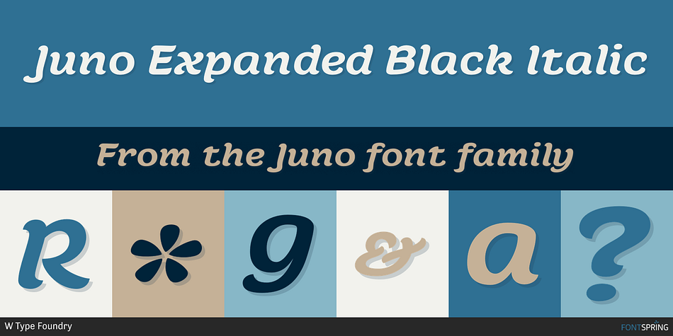 Juno Expanded Font