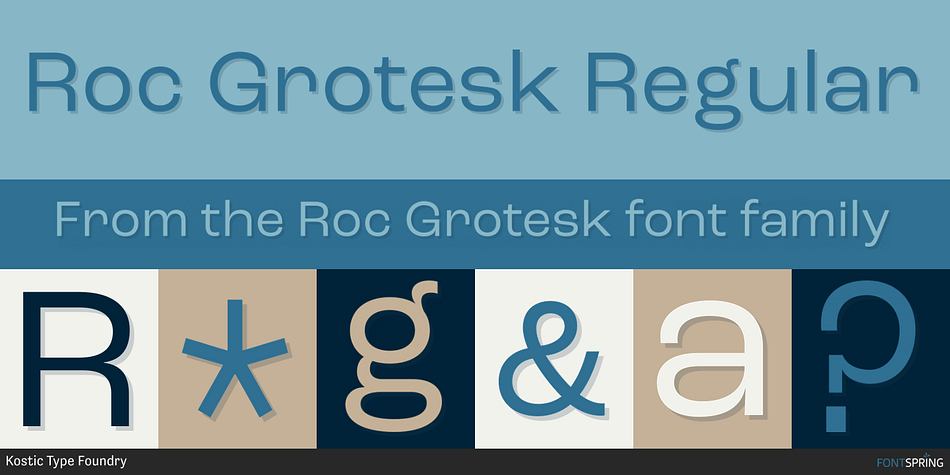 Roc Grotesk Normal Font