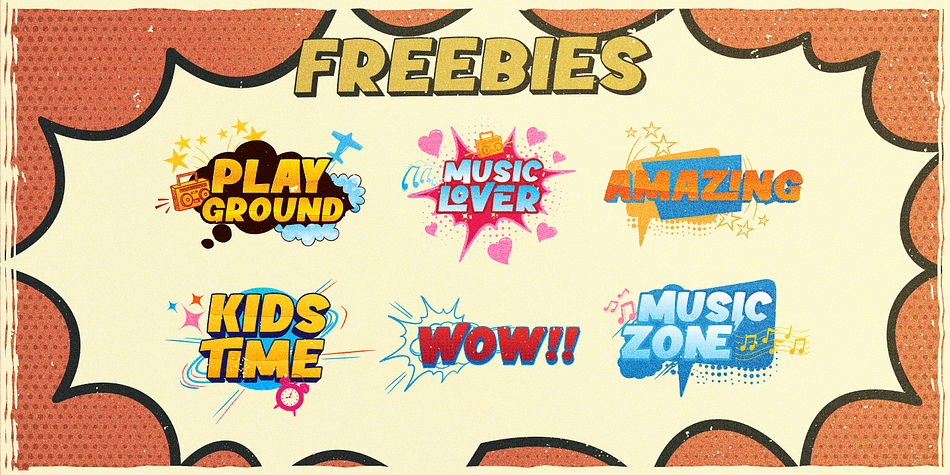 CHOPIC Comic Typeface Font