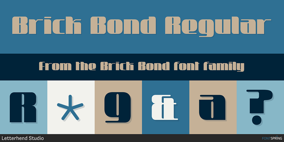 Brick Bond Regular Font