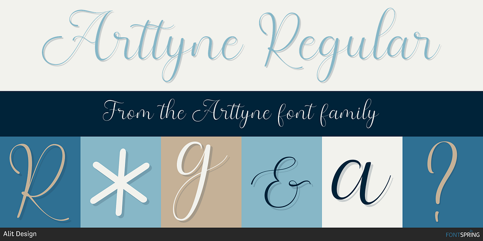 Arttyne Regular Font