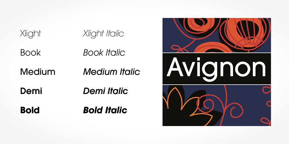 Avignon Pro Font
