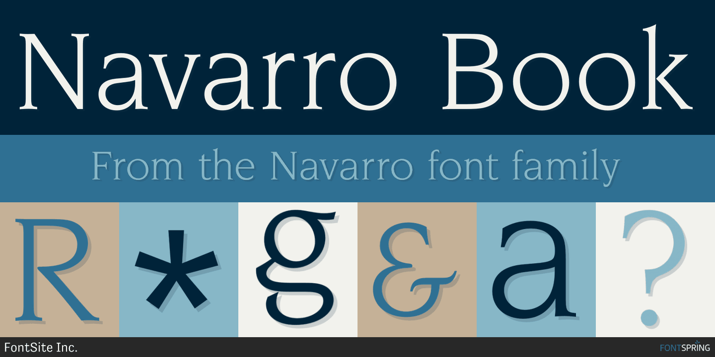 Navarro Font | Fontspring