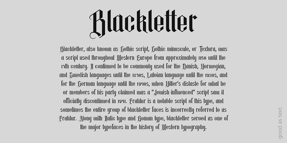 Gothicon Font