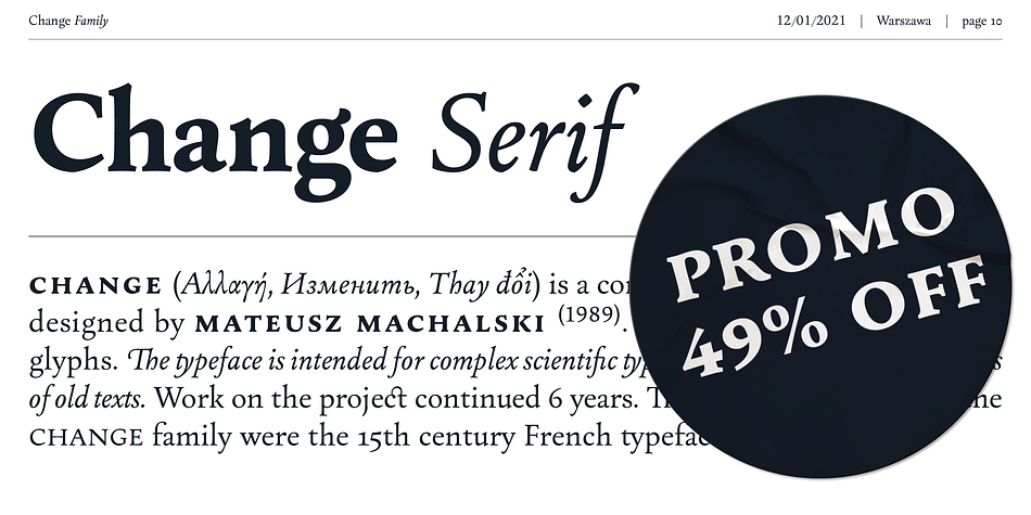 Change Serif Font