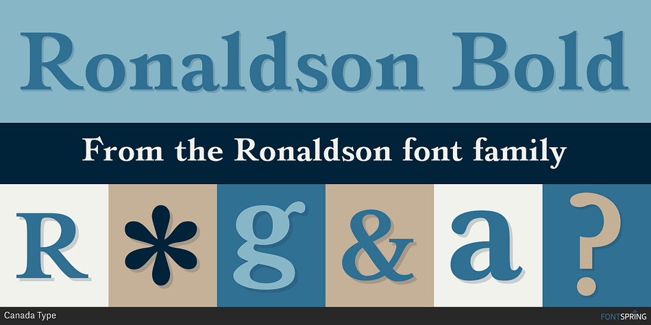 Ronaldson Bold Font