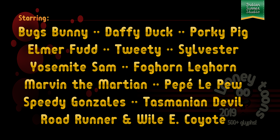 Looney Toons Font