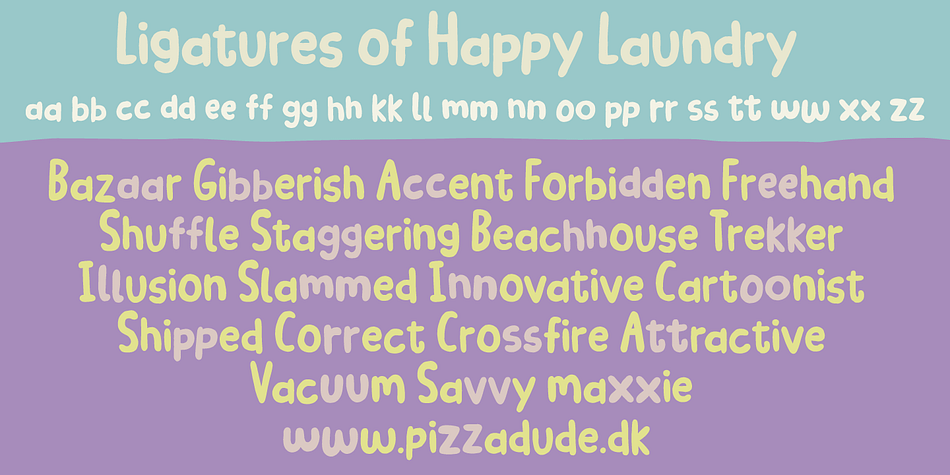 Happy Laundry Font