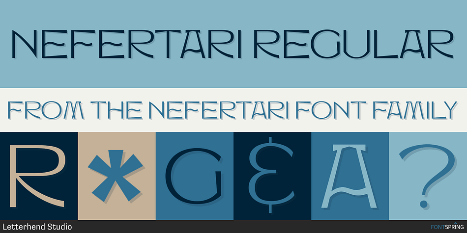 Nefertari Regular Font