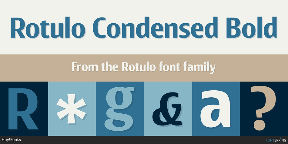 Rotulo Condensed Bold Font