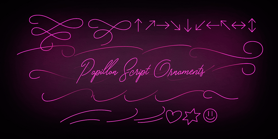 Papillon Script Font