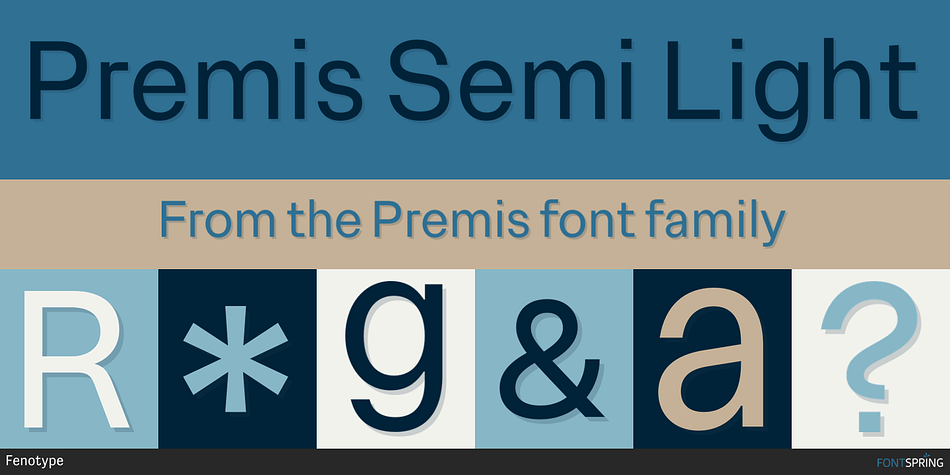 Premis Semi Light Font
