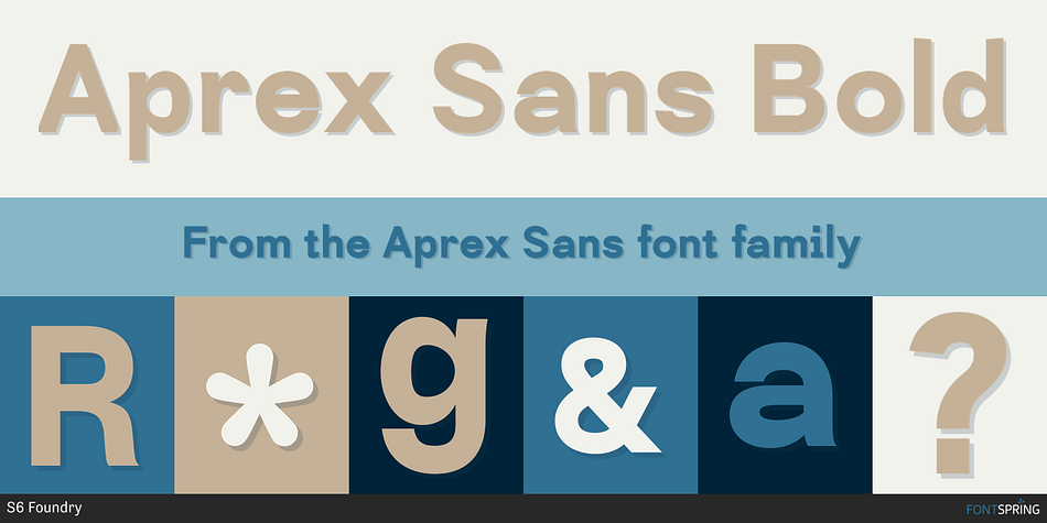 Aprex Sans Bold Font