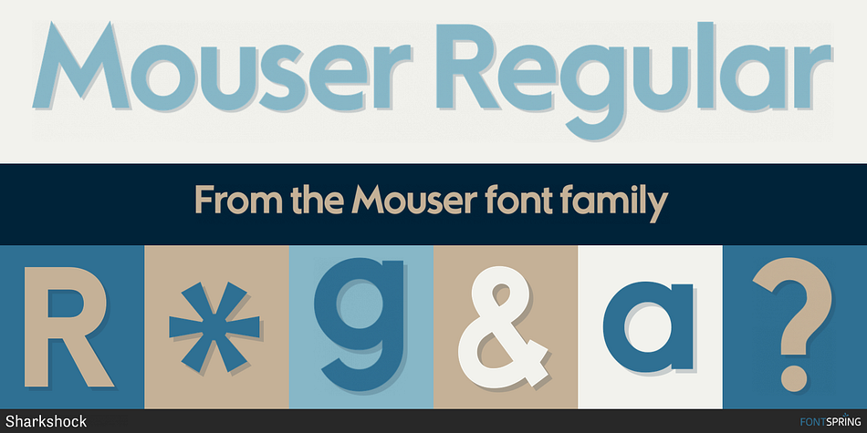 Mouser Regular Font