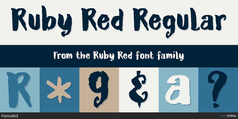 Ruby Red Regular Font