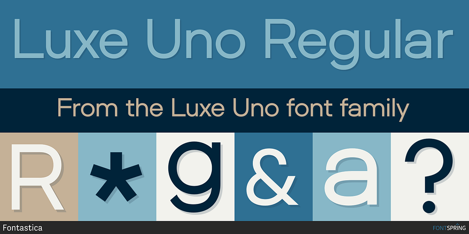Luxe Uno Font