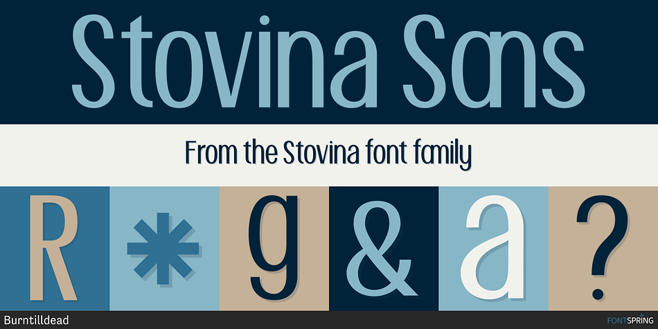 Stovina Sans Font